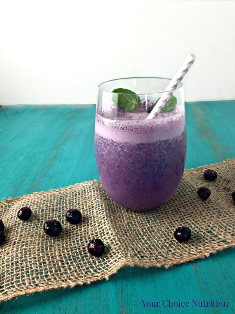 Wild Blueberry Mint Smoothie - Your Choice Nutrition